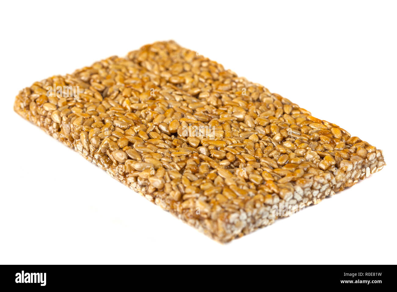 gozinaki from sunflower seeds isolated on white background Stock Photo ...