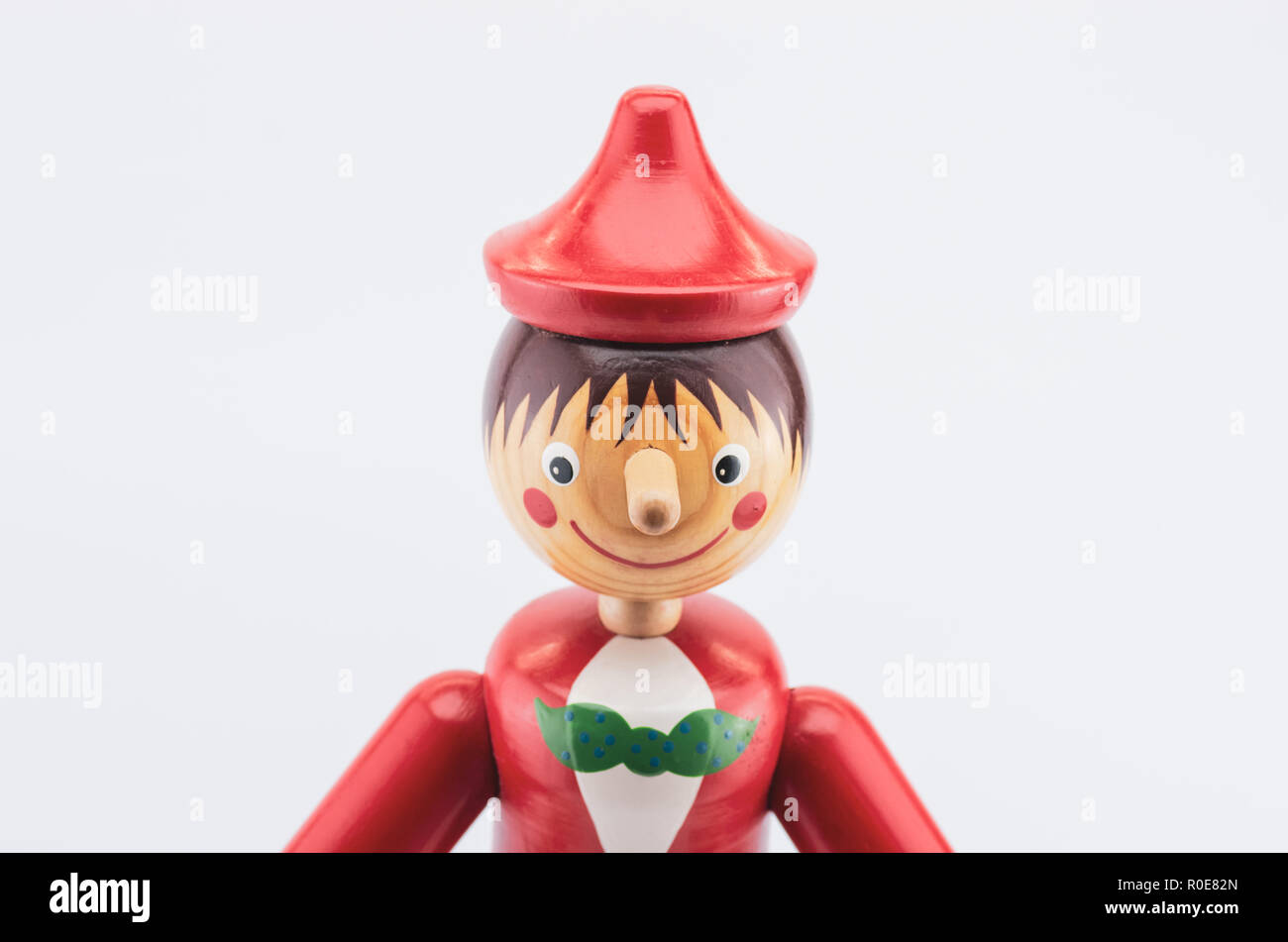 wooden pinocchio puppet - traditional narrative fantasy character Stock ...