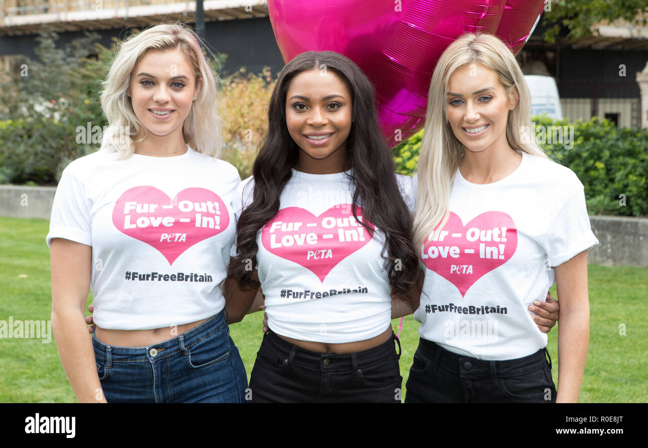 Wearing tops emblazoned with "Fur-Out, Love-In", Love Island's Samira ...