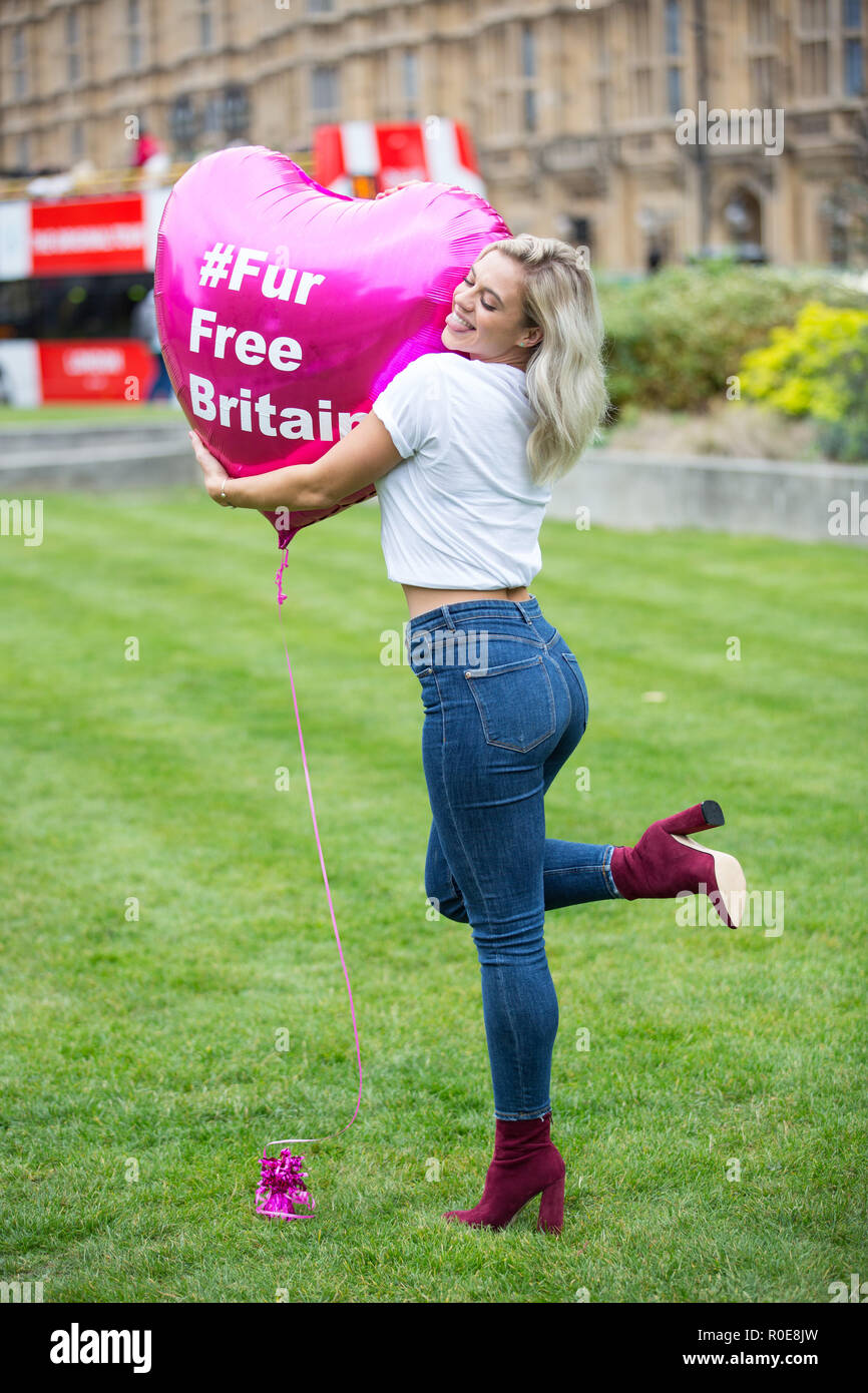 Wearing tops emblazoned with "Fur-Out, Love-In", Love Island's Samira ...