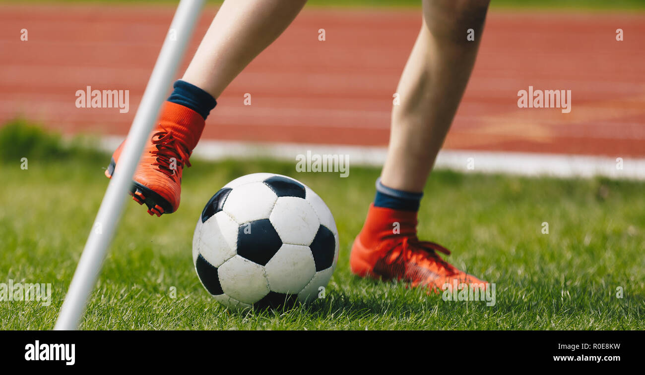 Child boot kick hi-res stock photography and images - Alamy