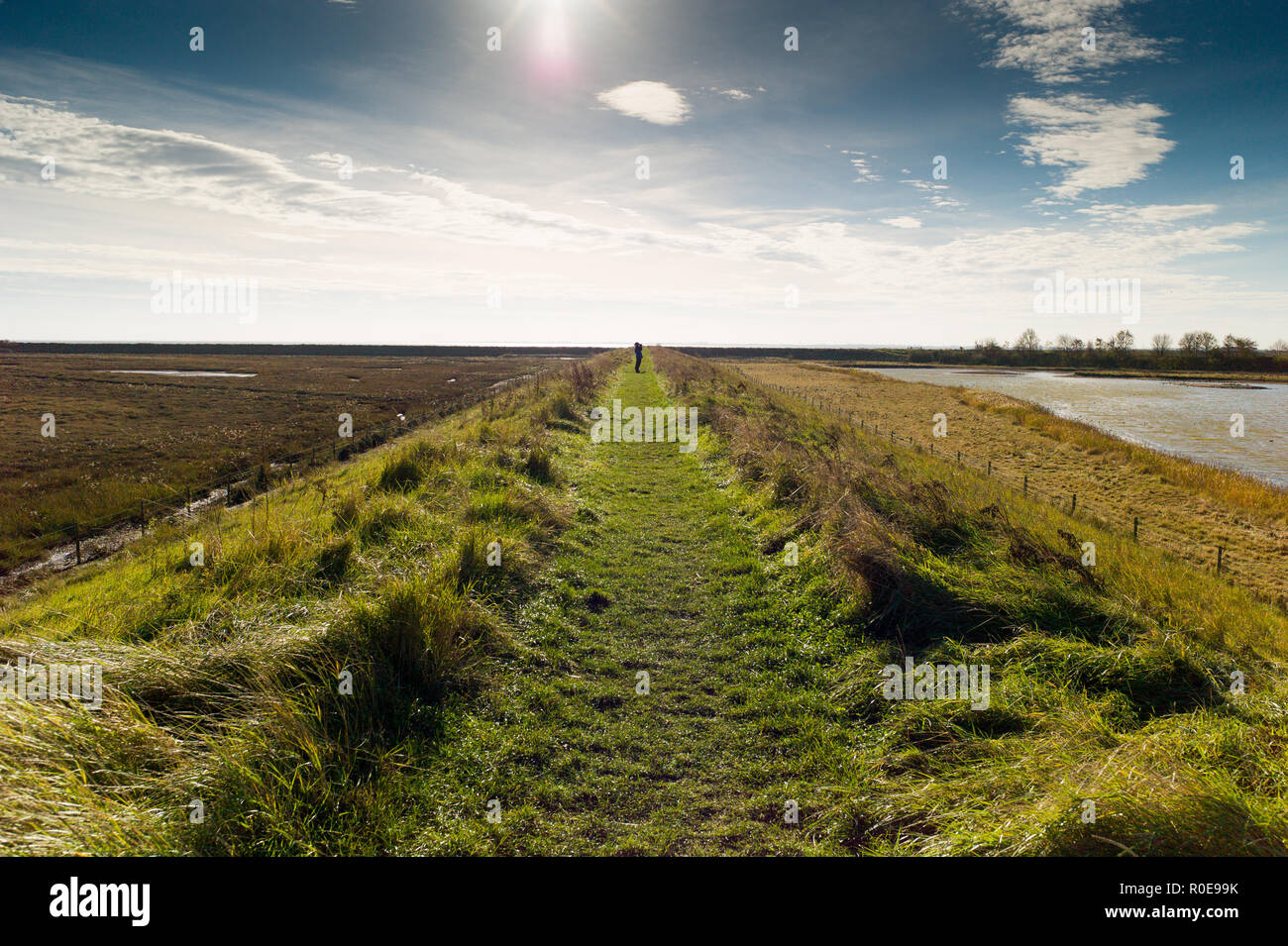 Marsh embankment hi-res stock photography and images - Alamy