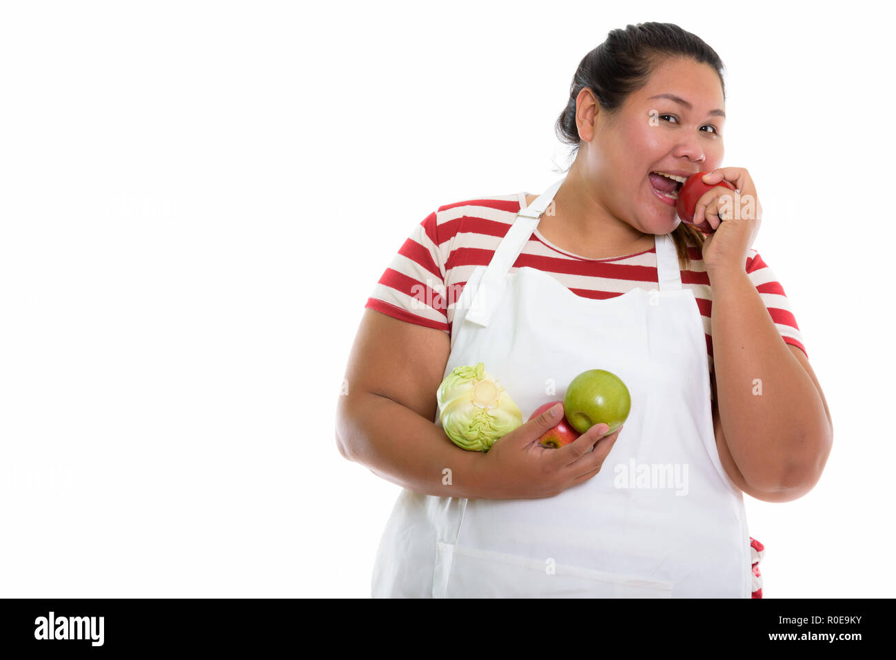 Obese woman eating hi-res stock photography and images - Alamy