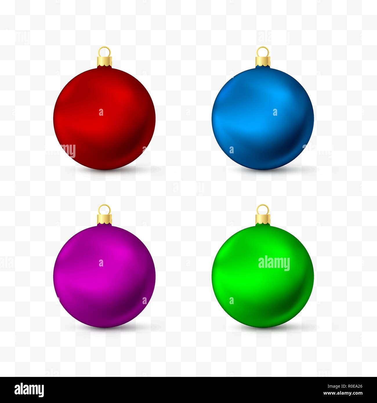 Christmas set decorations 3d Cut Out Stock Images & Pictures - Alamy