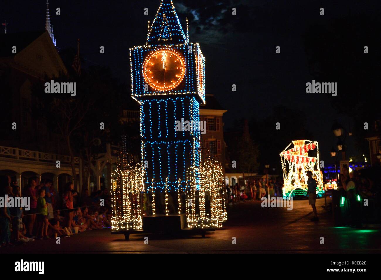 Disney's electrical parade Stock Photo - Alamy
