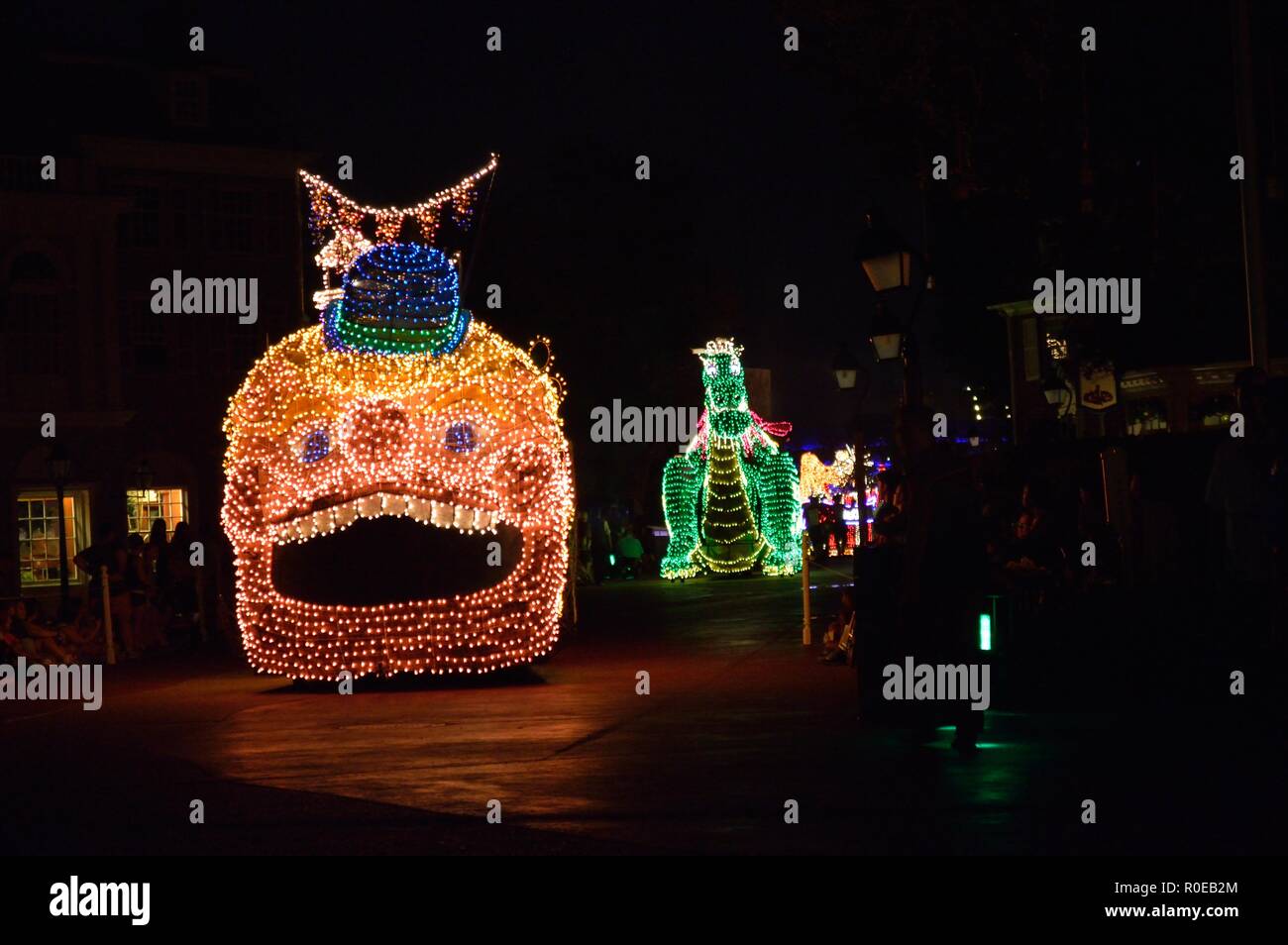Disney's electrical parade Stock Photo - Alamy