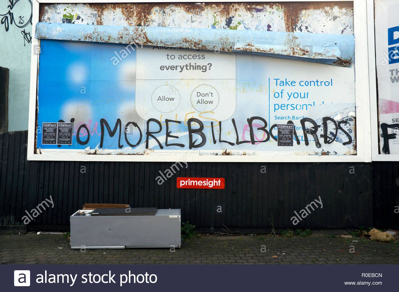 Vandalism Billboard High Resolution Stock Photography and Images - Alamy