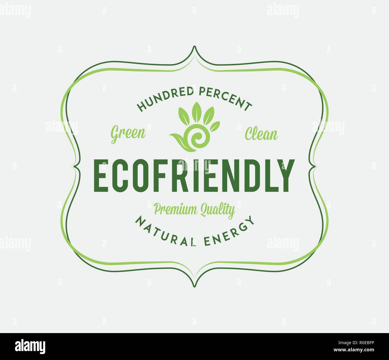 Bio ecofriendly is a vector illustration for any use Stock Vector Image ...