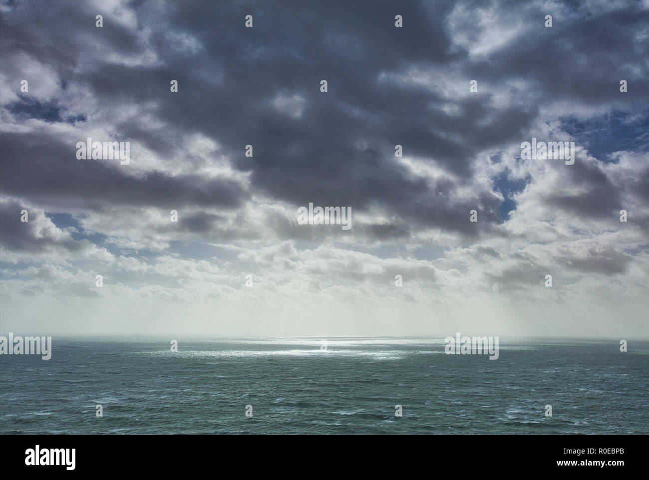 Overcast clouds on ocean hi-res stock photography and images - Alamy