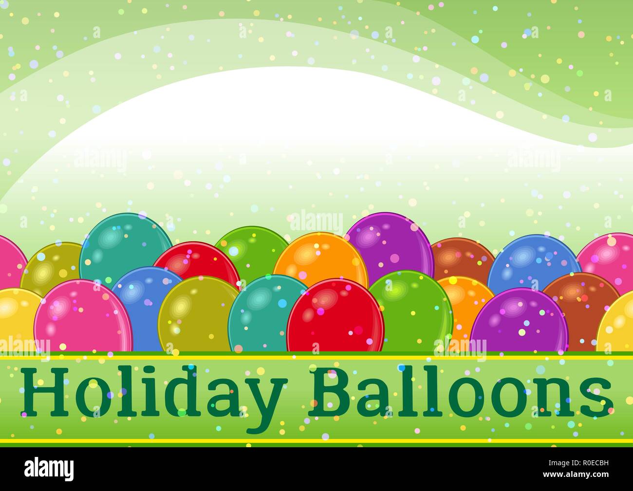 Holiday Background with Balloons Stock Vector Image & Art - Alamy