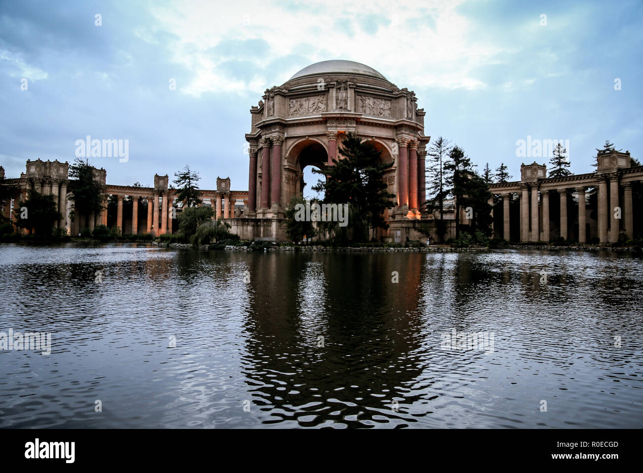 palace of fine arts theatre in san francisco california Stock Photo - Alamy