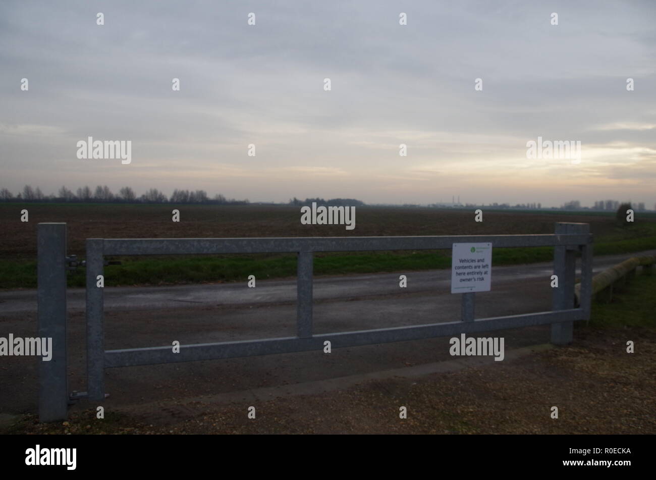 The Macmillan Way. Lincolnshire. East Midlands. England. UK Stock Photo ...