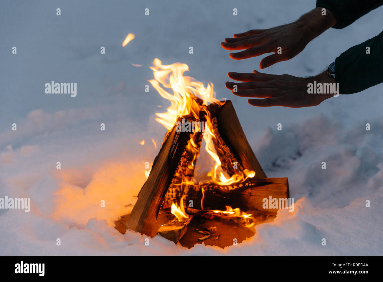 Frosty fire hi-res stock photography and images - Alamy