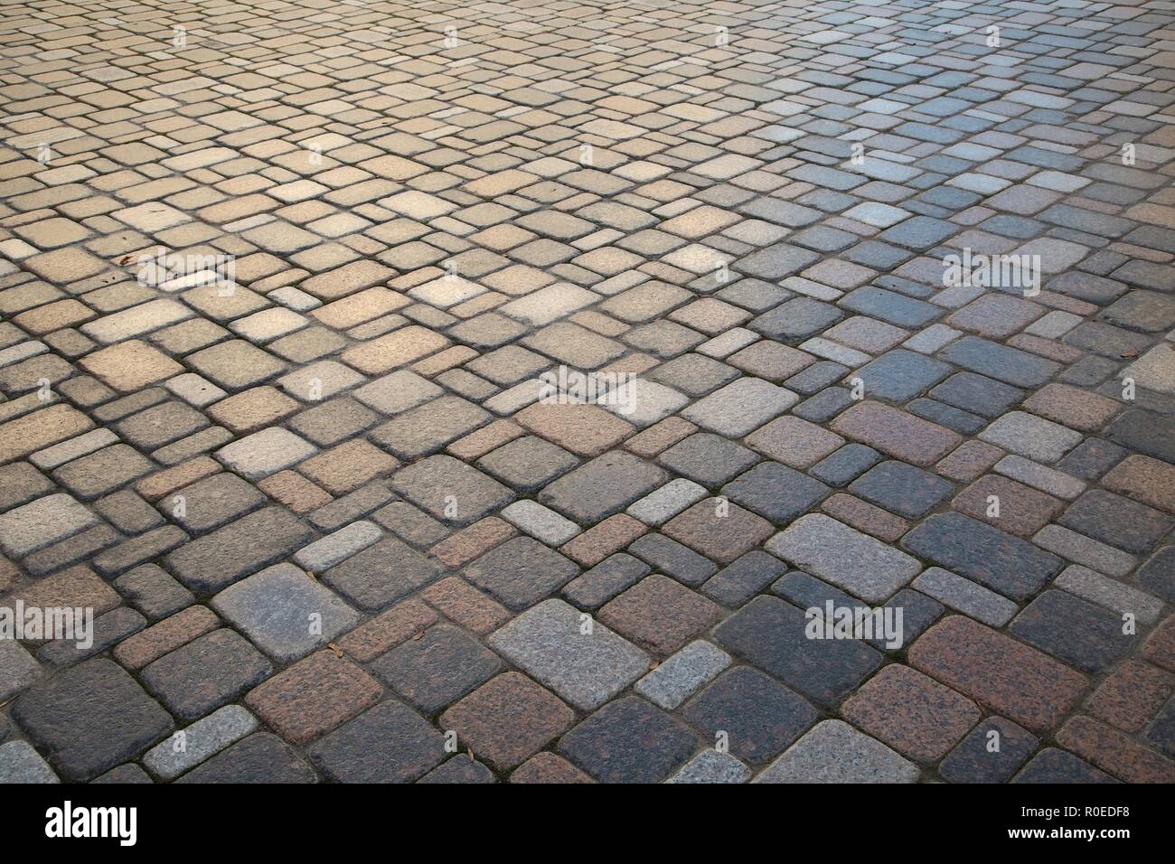 Stone Pavement Pattern Stock Photo - Alamy