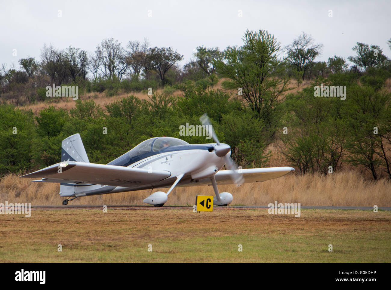 Seen at Rhino Park, private airfield in Pretoria, South Africa Stock ...