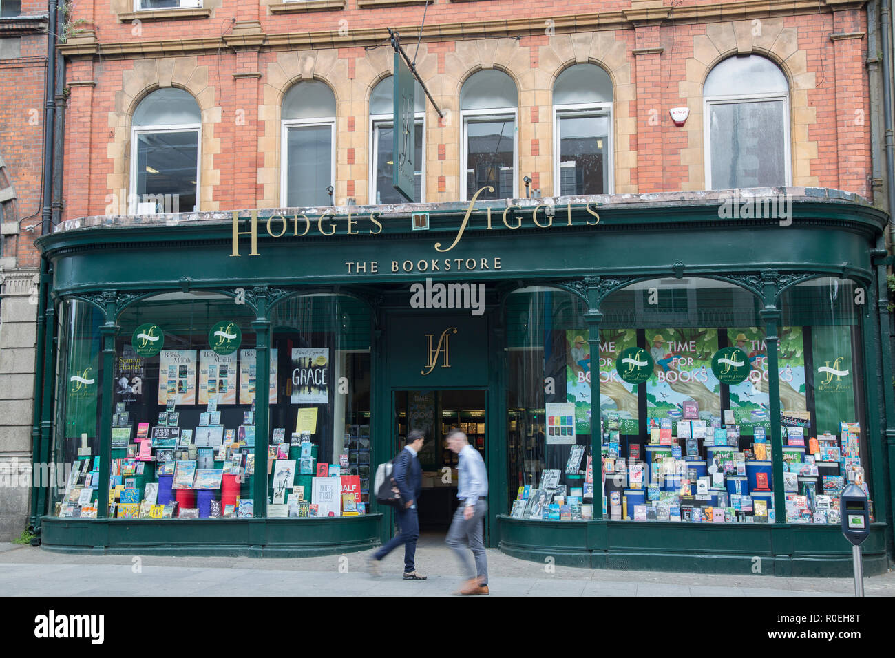 Hodges and Figgis Bookstore; Dublin; Ireland Stock Photo - Alamy