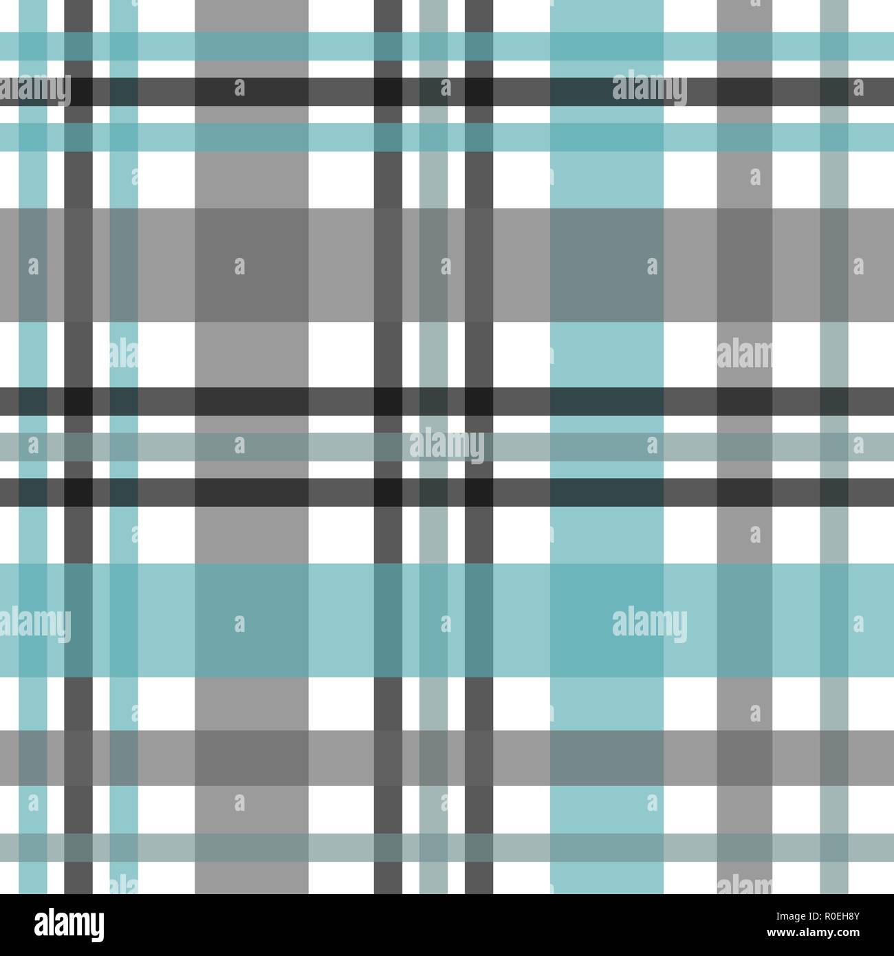Teal and black plaid pattern hi-res stock photography and images - Alamy