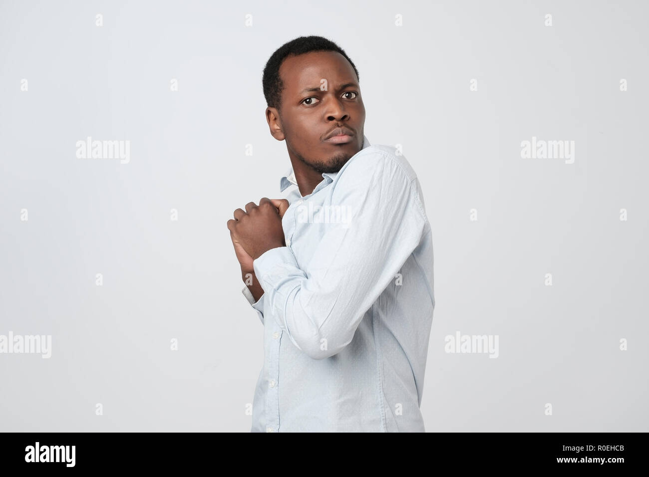Greedy man black hi-res stock photography and images - Alamy