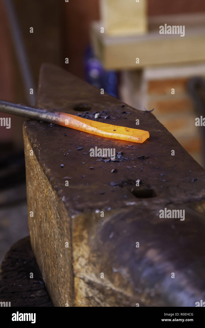 Ironwork with cast iron, detail of industry and manufacture Stock Photo ...