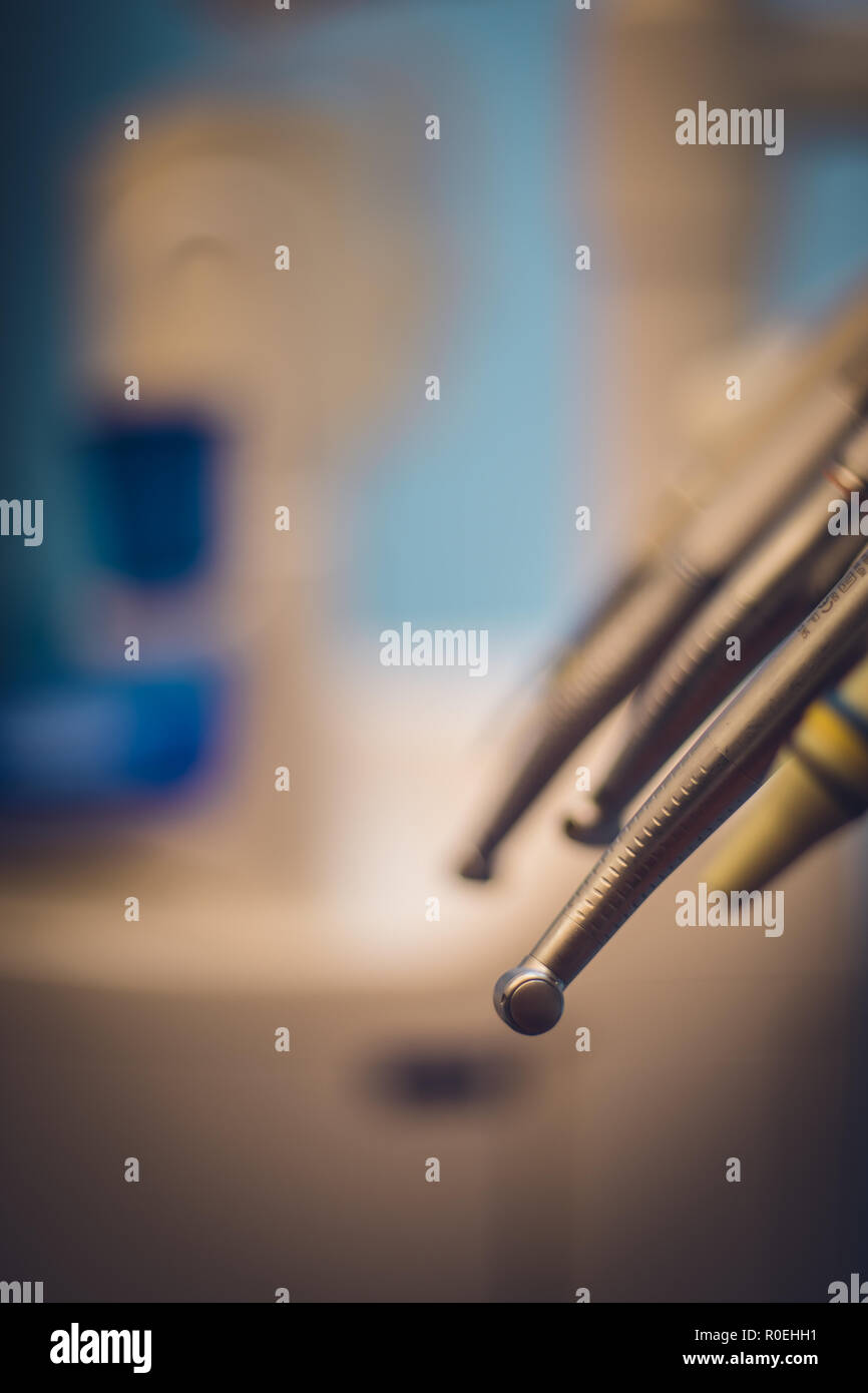 Different dental instruments tools hi-res stock photography and images ...
