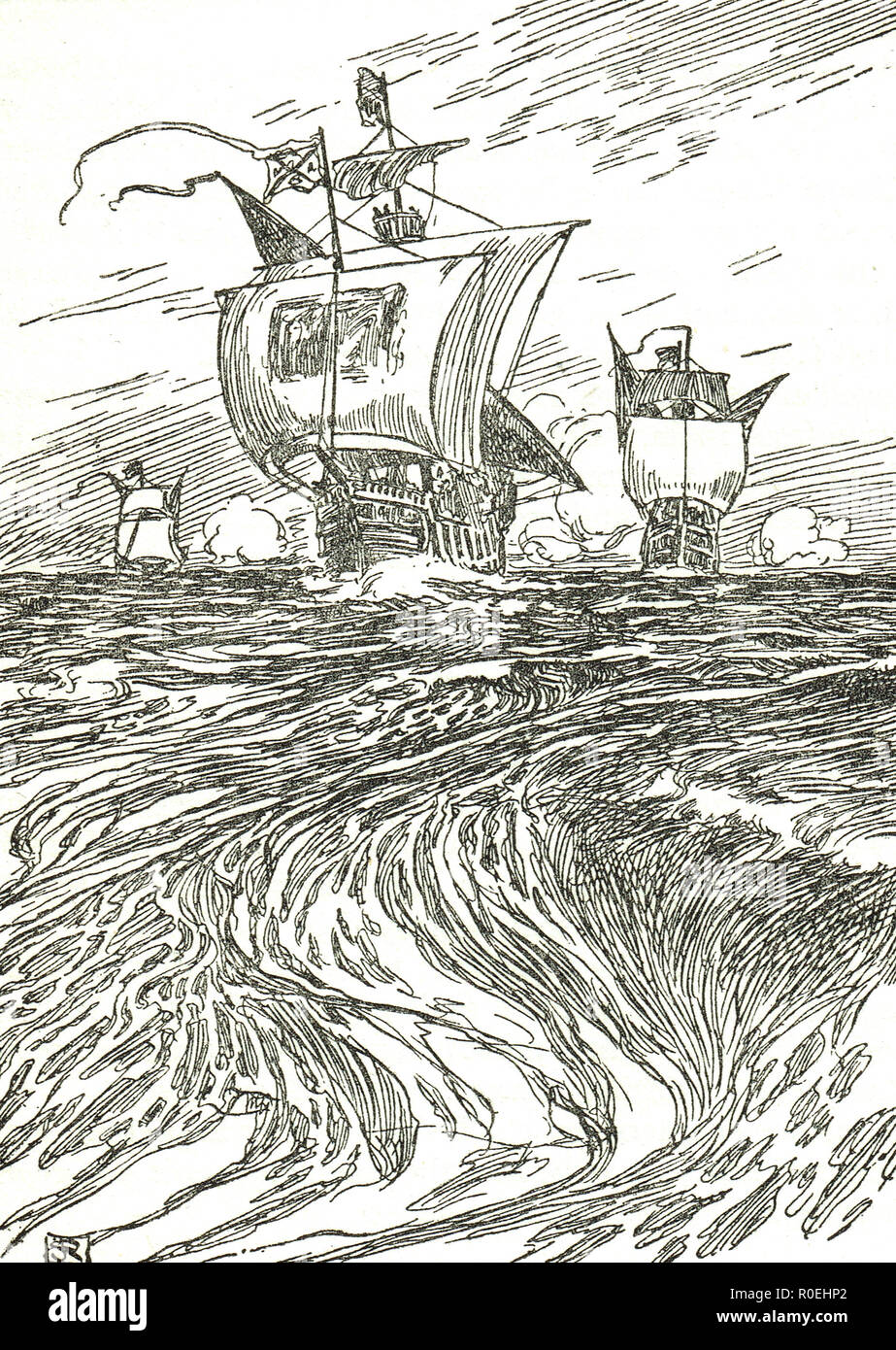 Christopher columbus ships hi-res stock photography and images - Alamy