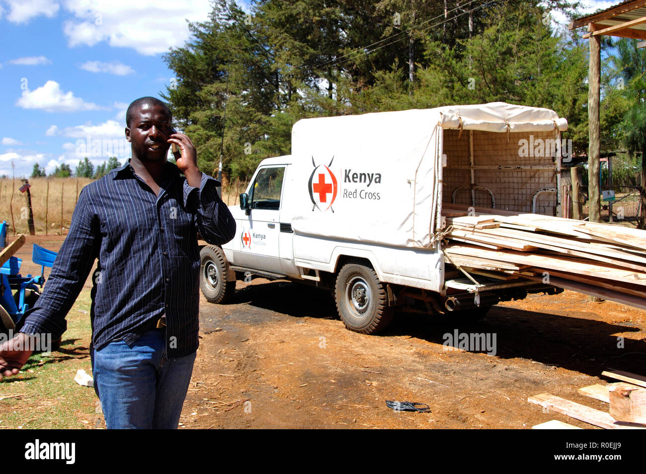 One of 10 Kenya Red Cross timber sites for reconstruction Kenyan ...