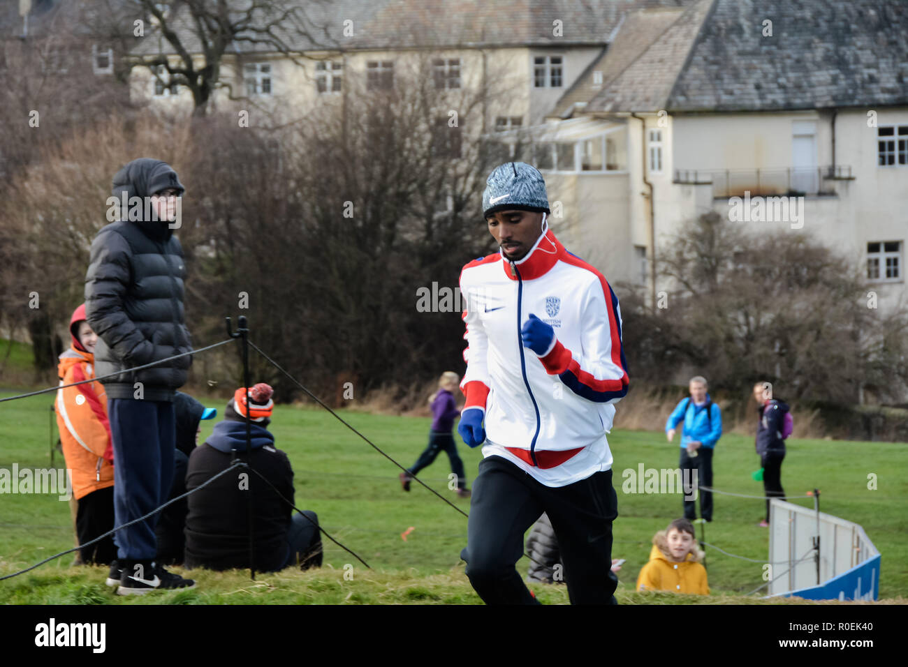 running sport mo farah Stock Photo - Alamy