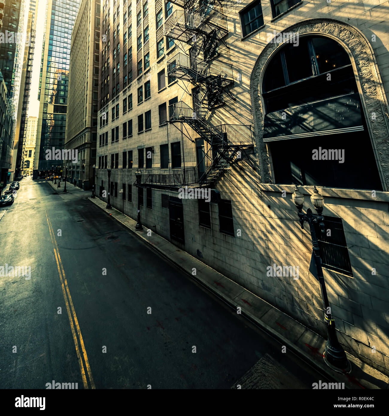 Adams street in chicago usa hi-res stock photography and images - Alamy