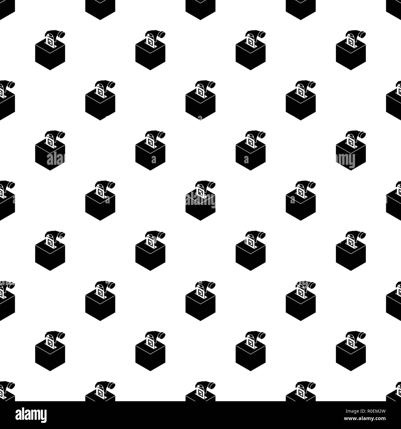 Election box pattern vector seamless Stock Vector Image & Art - Alamy