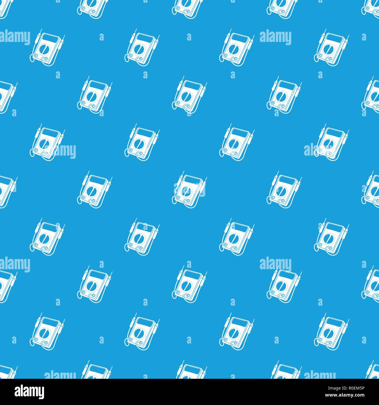 Multi meter pattern vector seamless blue Stock Vector Image & Art - Alamy
