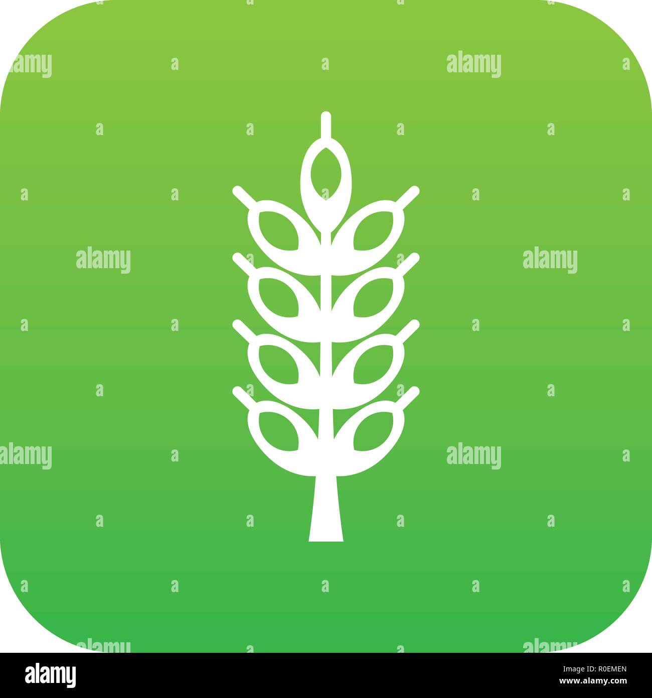 Big grain spike Stock Vector Images - Alamy