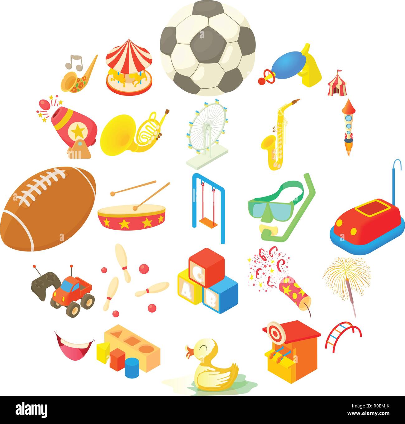 Children event icons set, cartoon style Stock Vector Image & Art - Alamy