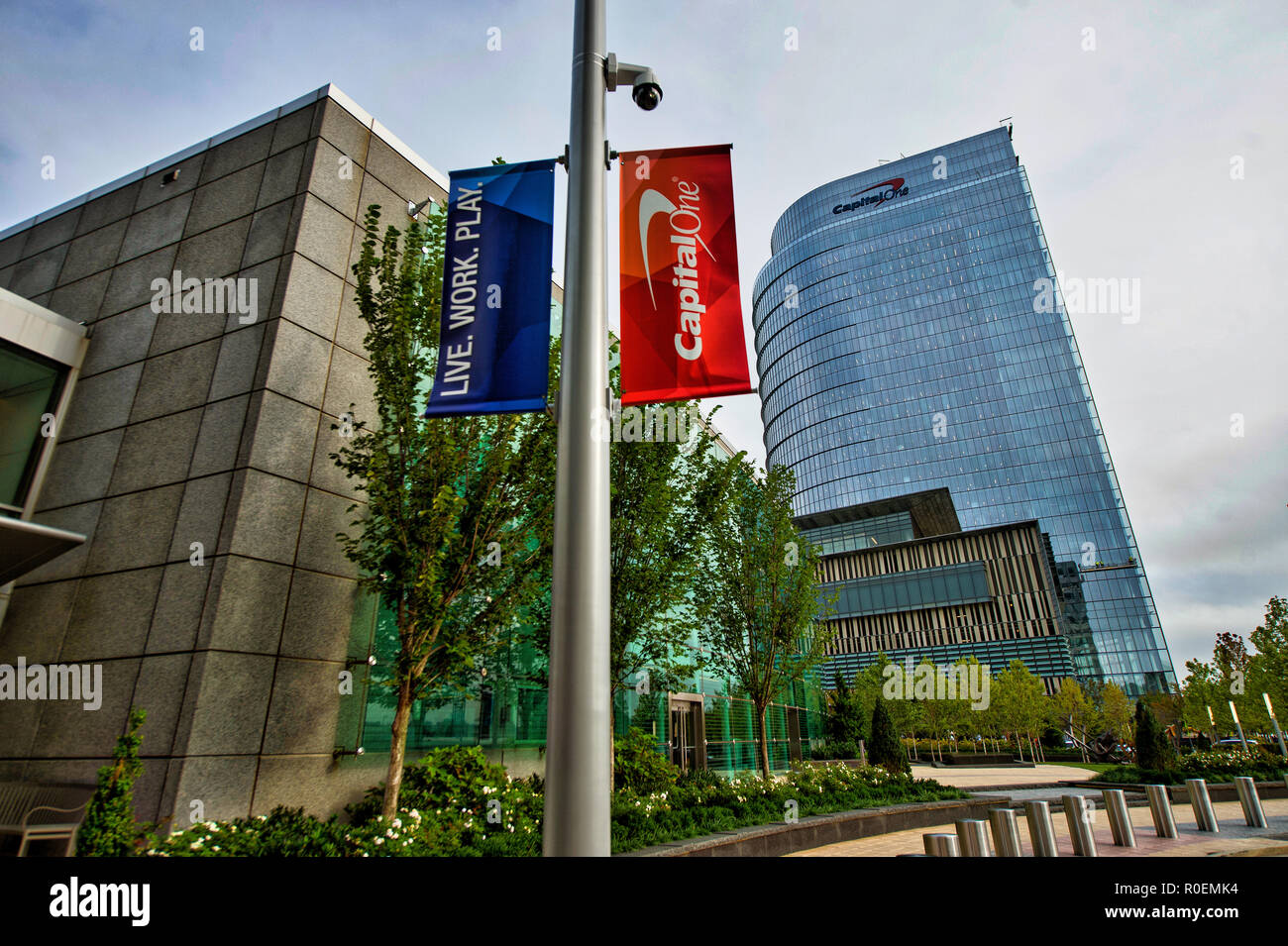 UNITED STATES: September 20, 2018: The brand new Capitol One building ...