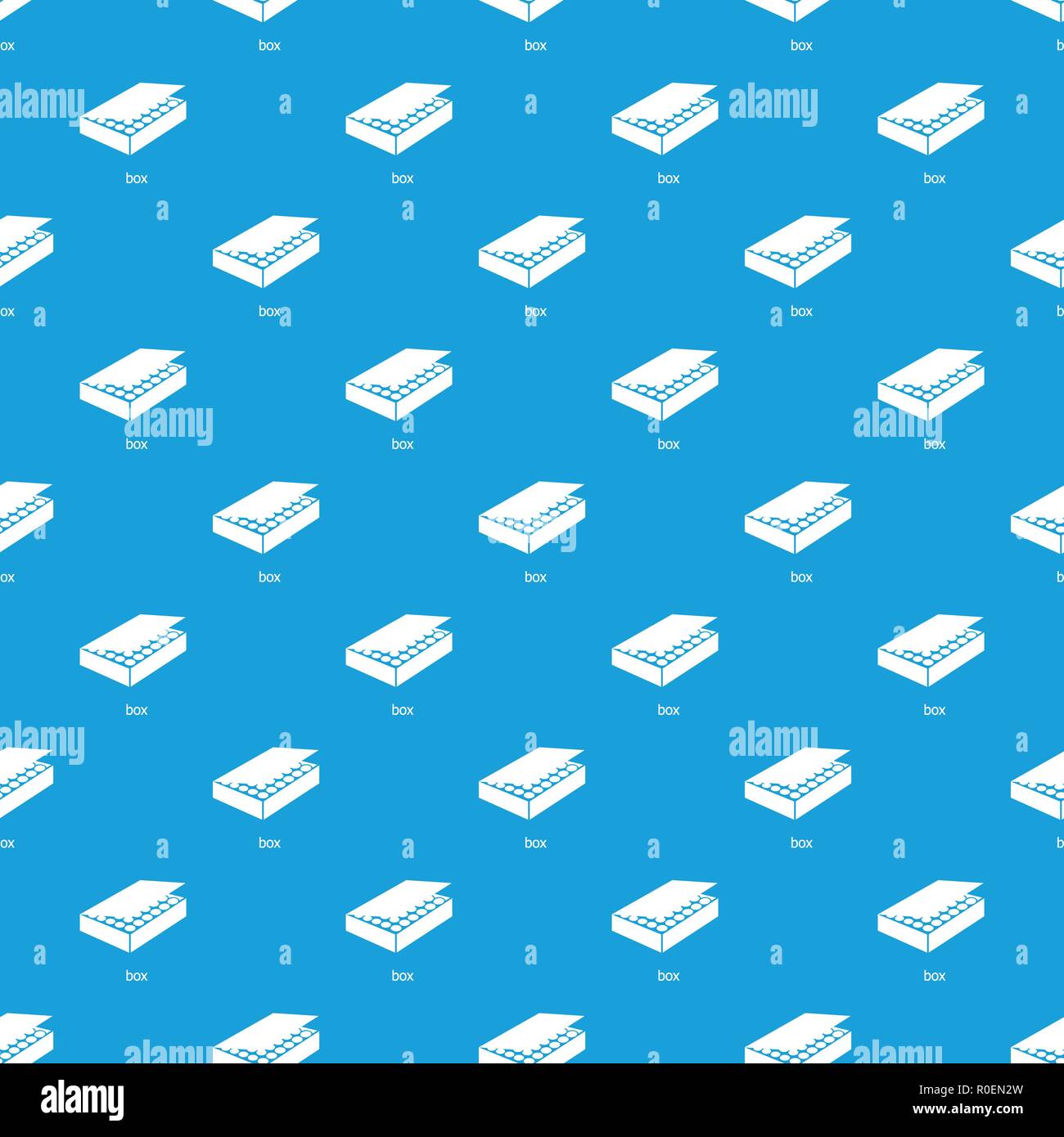 Box pattern vector seamless blue Stock Vector Image & Art - Alamy