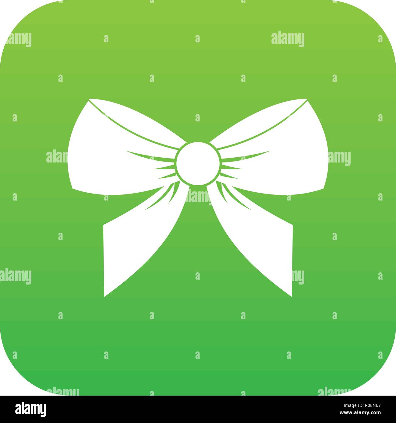 Bow icon digital green Stock Vector Image & Art - Alamy