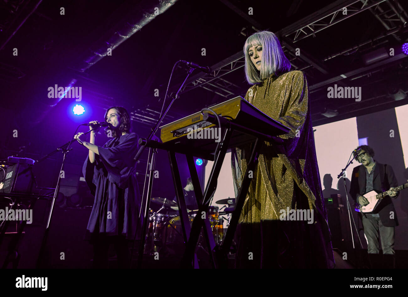 Liverpool, UK. November 3, 2018 - MIRA AROYO, HELEN MARNIE and DANIEL ...