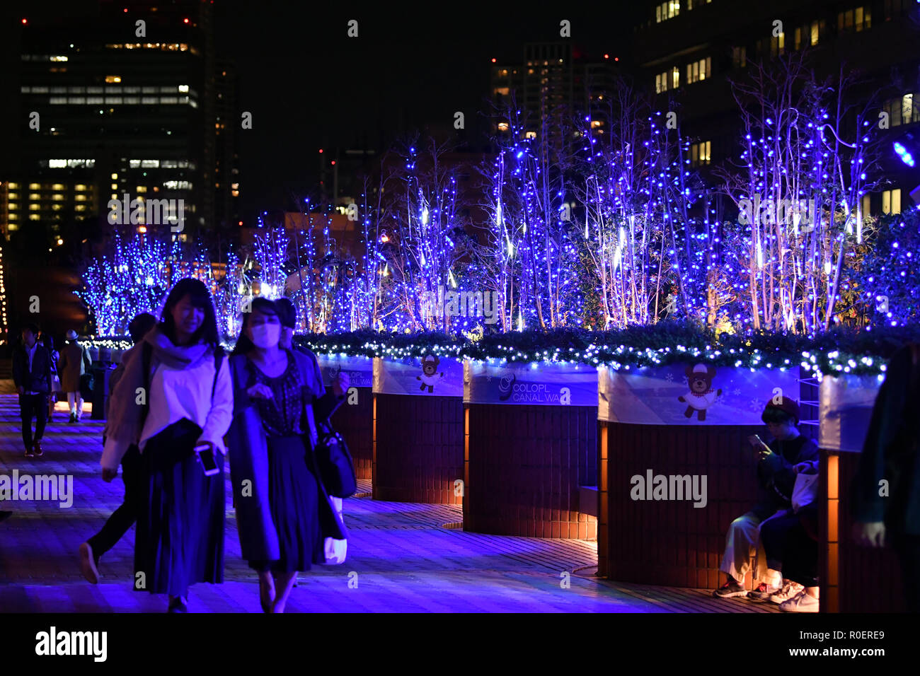 Tokyo, Japan. 3rd Nov, 2018. A Christmas illumination with more than ...