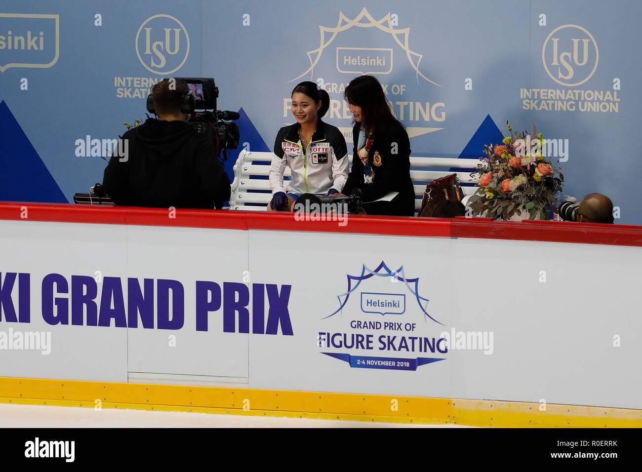 Helsinki, Finland. 2nd Nov, 2018. Yuna Shiraiwa (JPN) Figure Skating : ISU Grand Prix of Figure ...