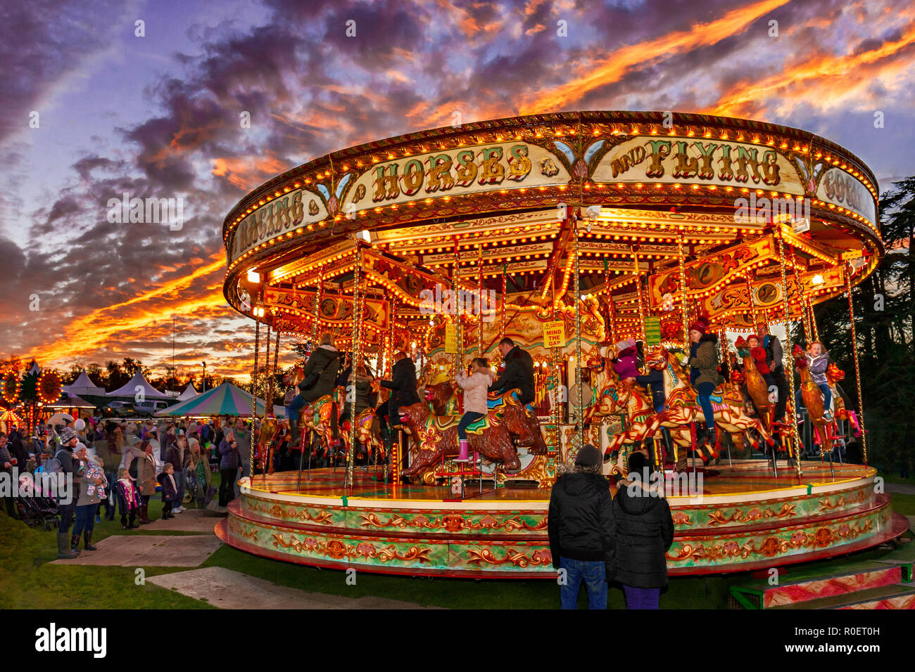 Horse on roundabout leeds hi-res stock photography and images - Alamy