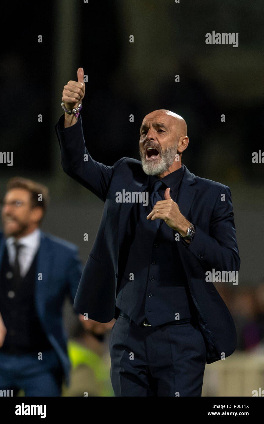 Stefano pioli coach fiorentina hi-res stock photography and images - Alamy