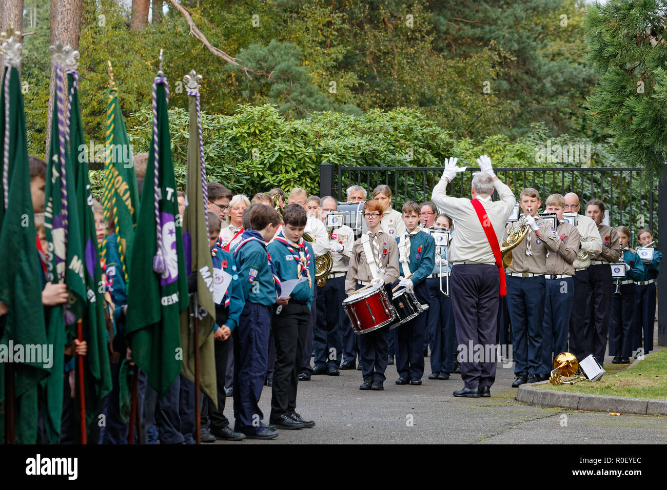 1st claygate scout and guide band hi-res stock photography and images ...