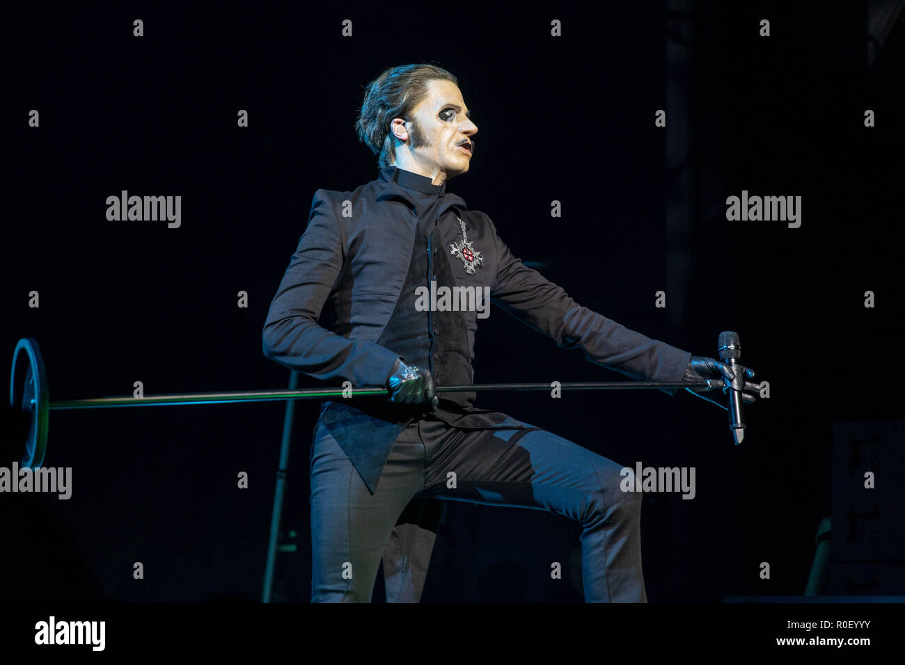 Madison, Wisconsin, USA. 3rd Nov, 2018. TOBIAS FORGE as Cardinal Copia ...