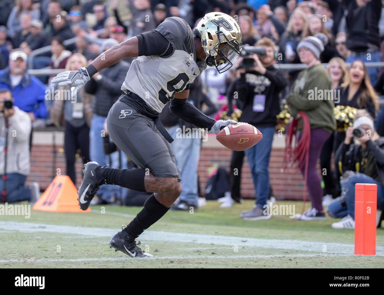 West Lafayette, Indiana, USA. 03rd Nov, 2018. Purdue wide receiver ...