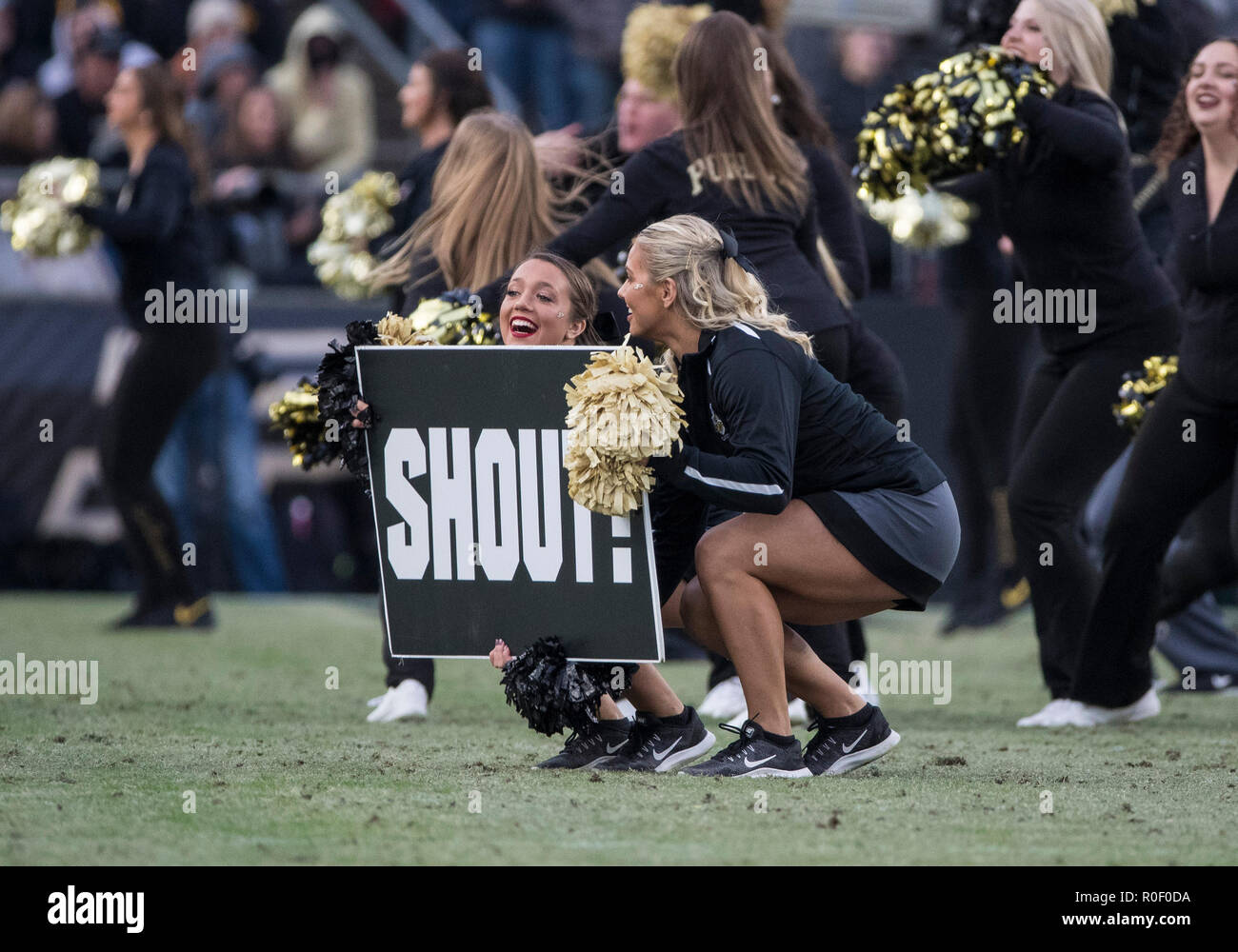 Purdue boilermakers cheerleaders hi-res stock photography and images ...