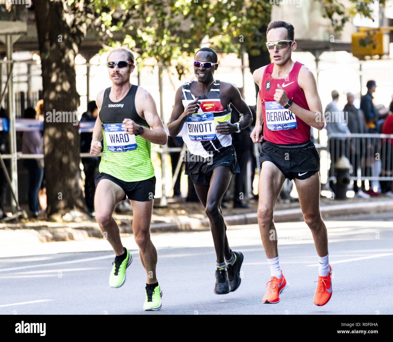 New York, NY, USA. 4th Nov, 2018. JARED WARD (USA), CHRIS DERRICK (USA ...