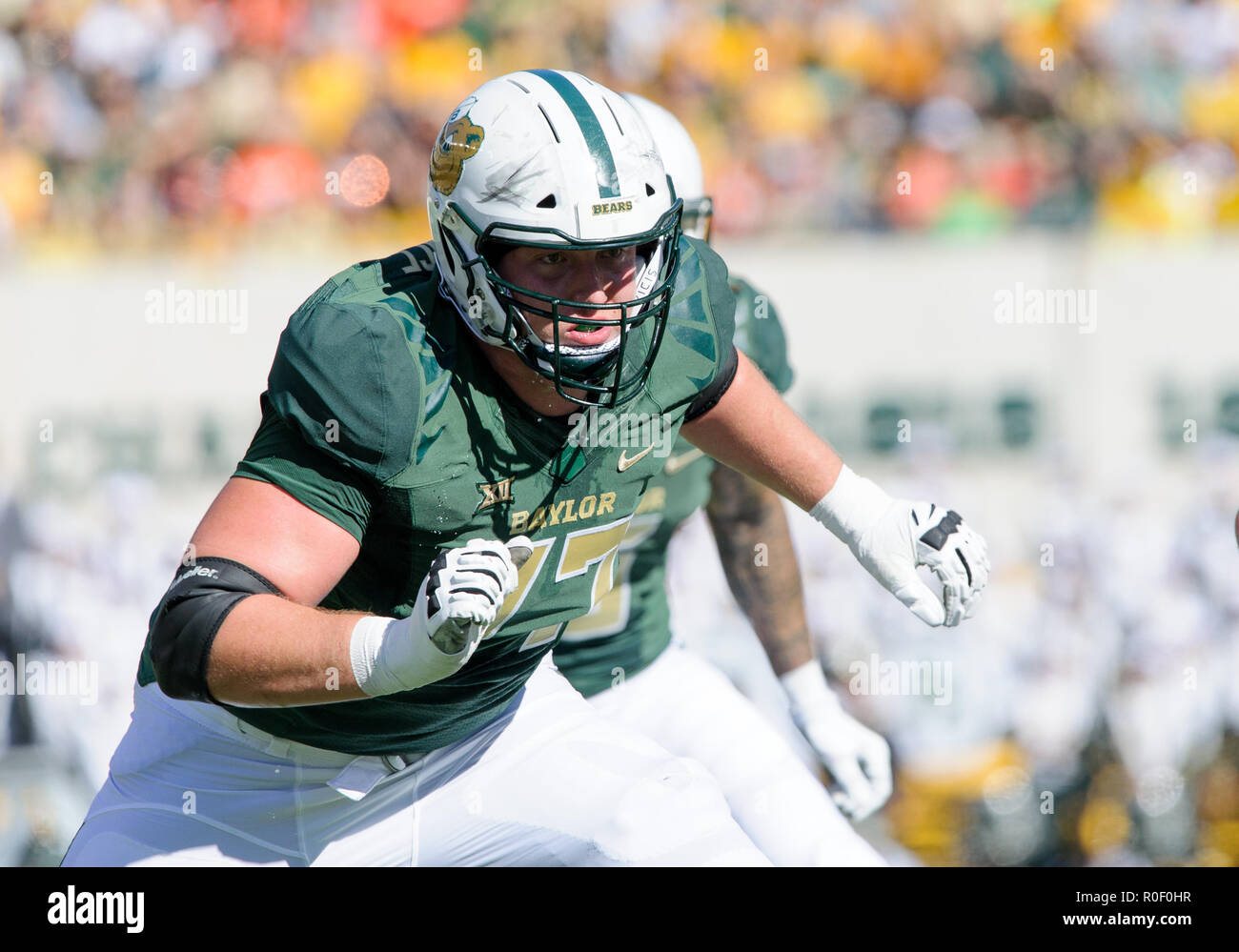 Waco, Texas, USA. 3rd Nov, 2018. Baylor Bears offensive lineman Patrick ...
