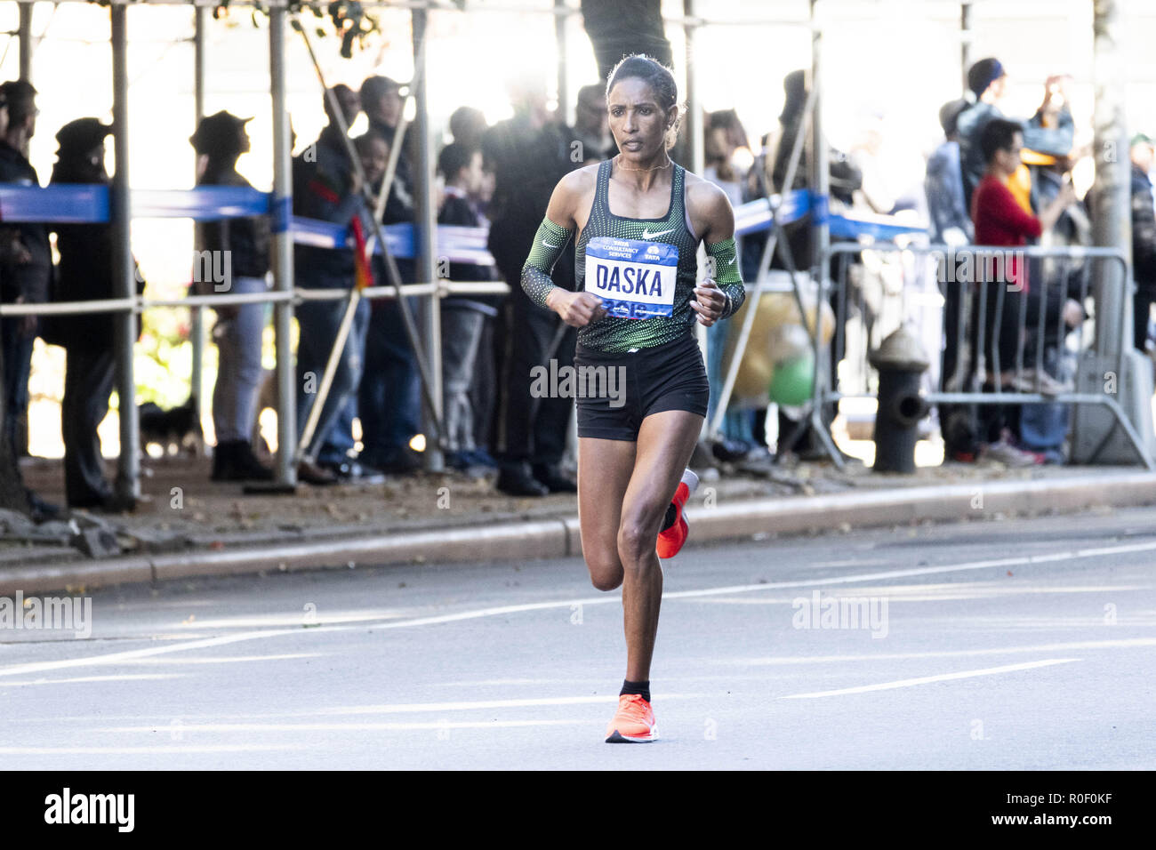 New York, NY, USA. 4th Nov, 2018. MAMITU DASKA (ETH) running in ...