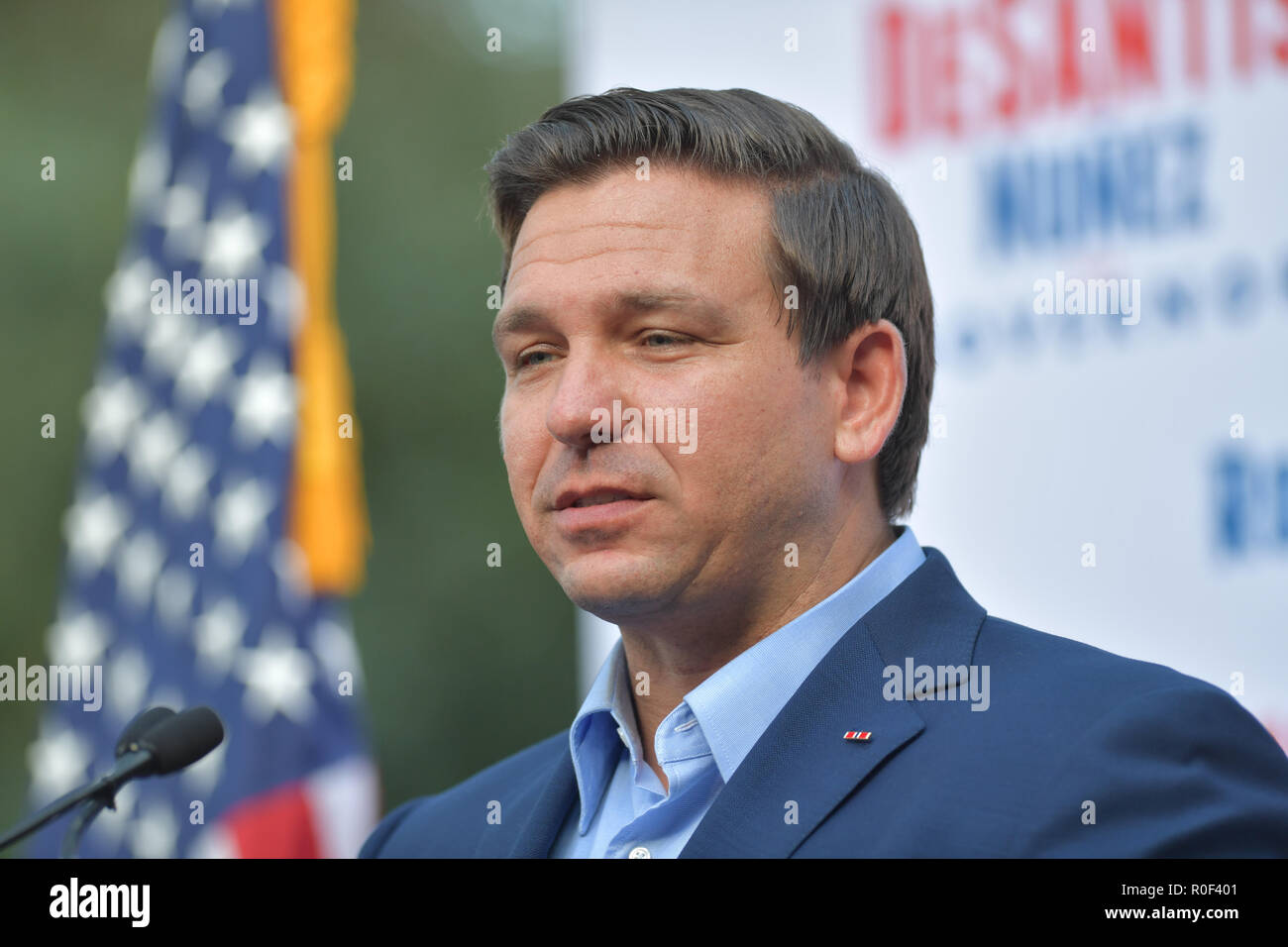 BOCA RATON, FL - NOVEMBER 04: Ron DeSantis, Rudy Giuliani and Attorney ...