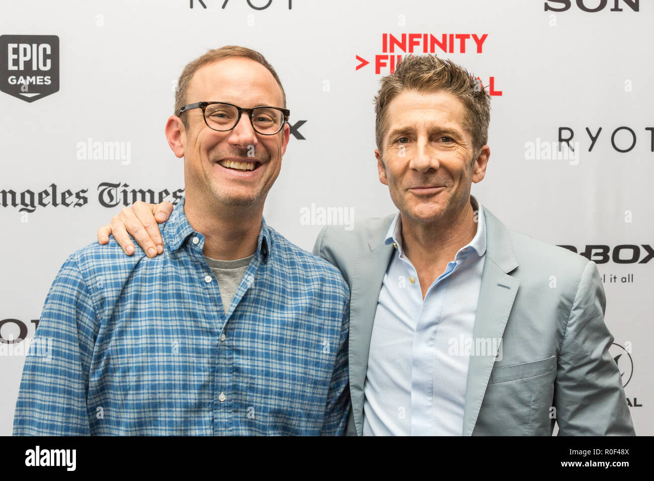 Los Angeles, USA. 04th November, 2018. Jason Horwitch (left) and Leland ...