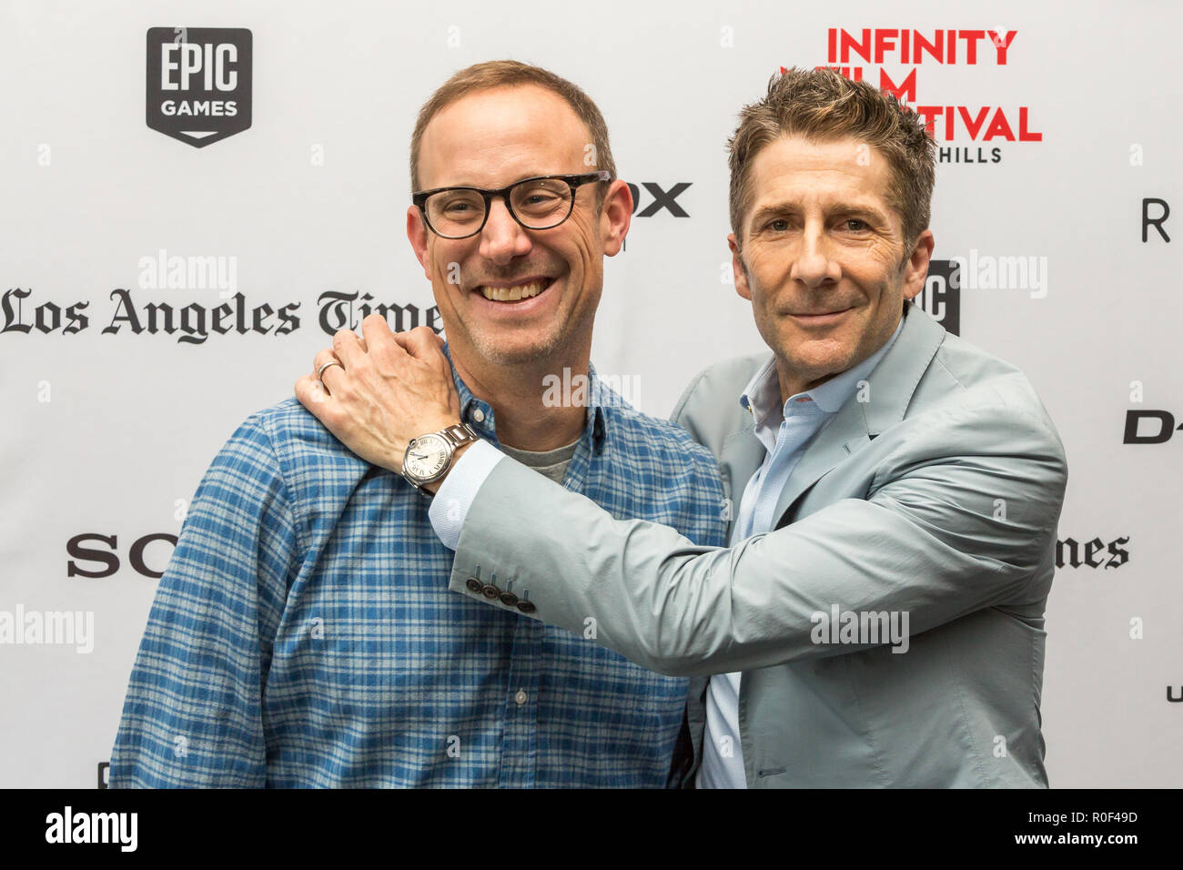 Los Angeles, USA. 04th November, 2018. Jason Horwitch (left) and Leland ...